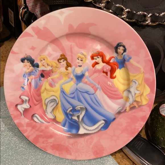 Disney | Accessories | Disney Princesses Ceramic Plate | Poshmark